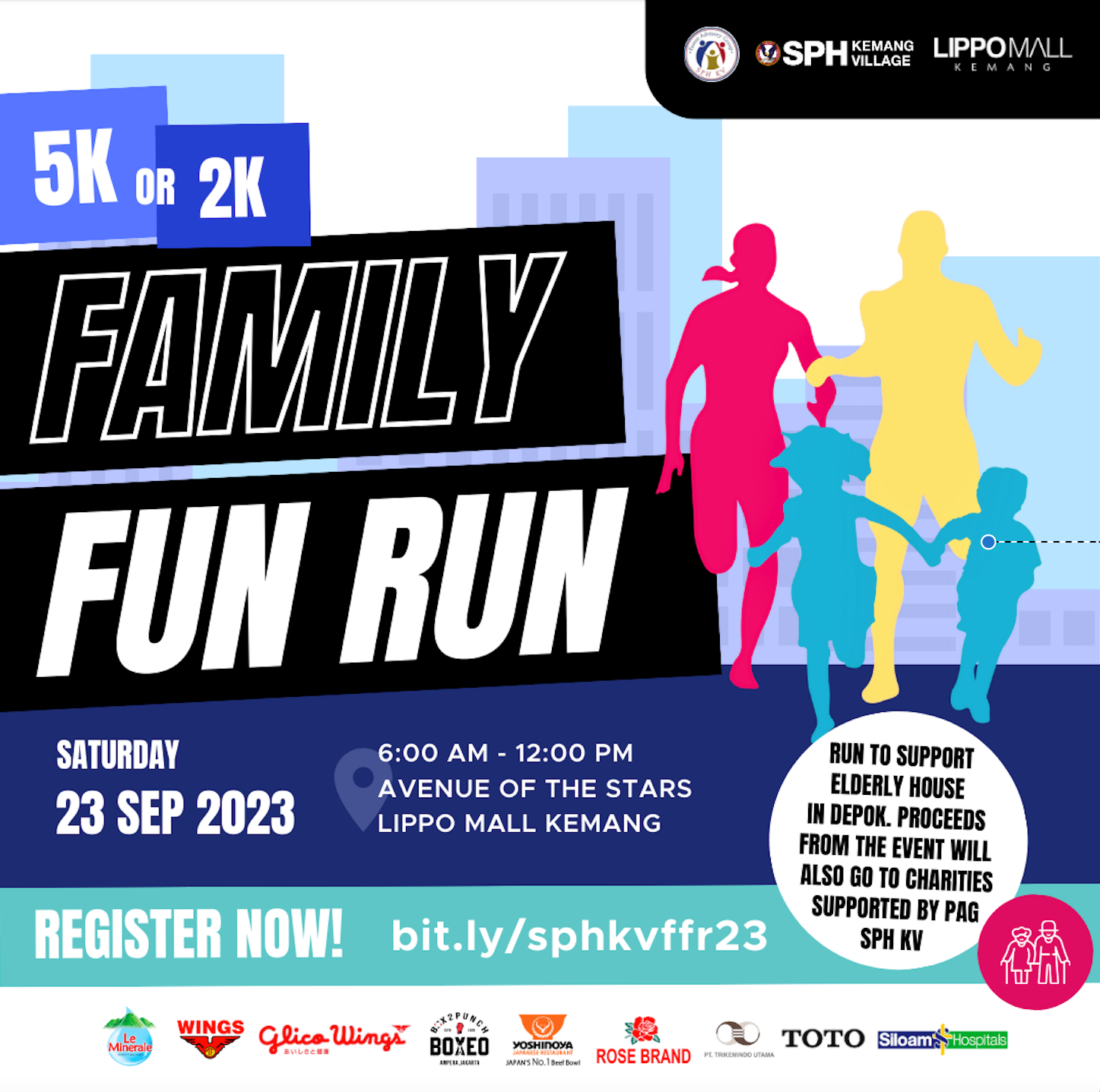 SPH Kemang Village Family Fun Run 2023 - Lippo Mall Kemang | Mallnya ...